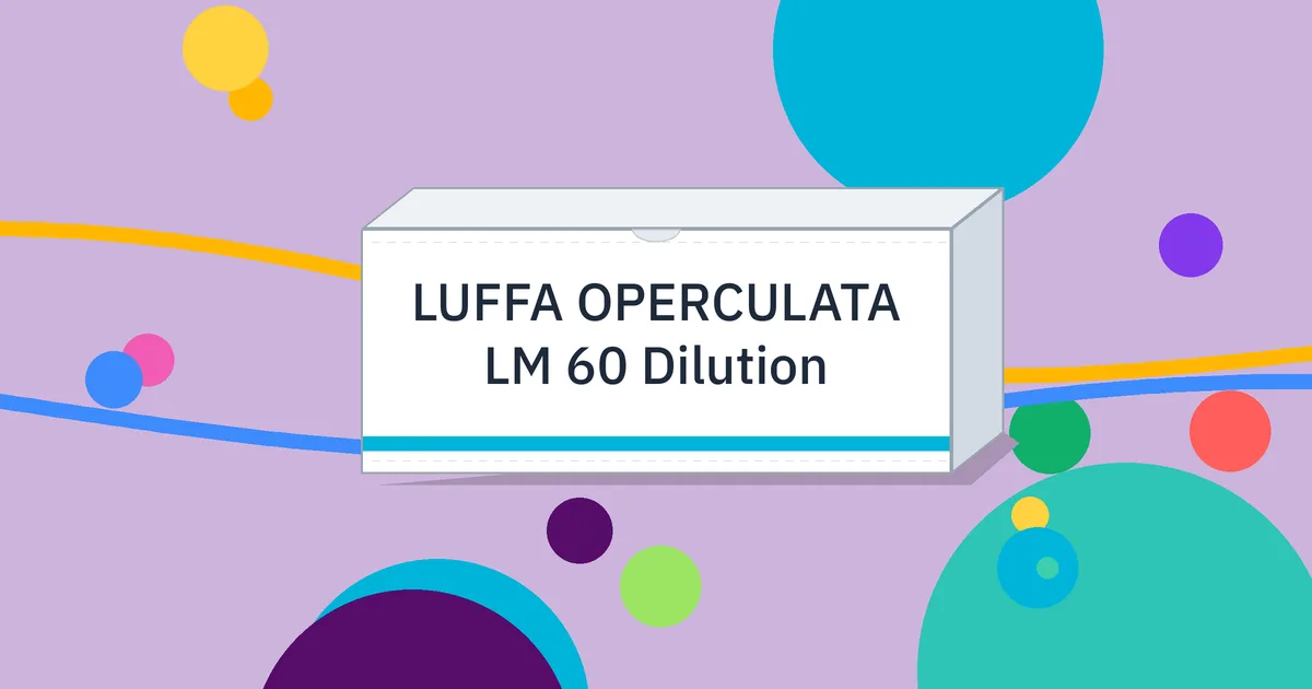 Symbolbild: Packung mit der Aufschrift LUFFA OPERCULATA LM 60 Dilution (PZN 12933553) – Verfügbarkeit und Bezug in Apotheken in Frankfurt am Main