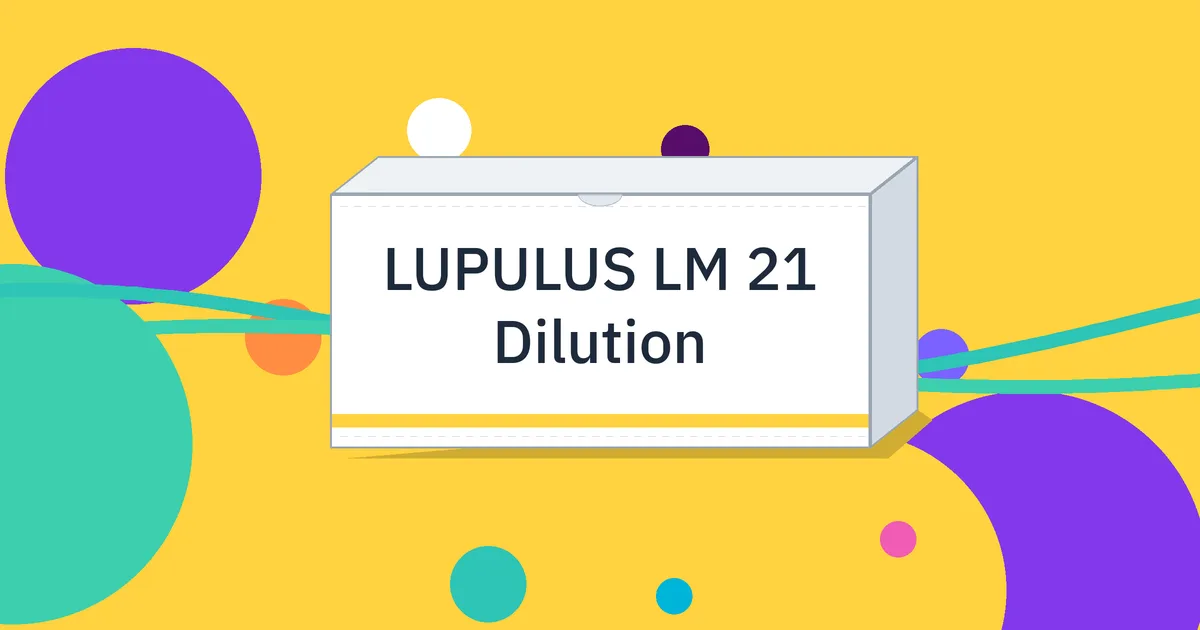 Symbolbild: Packung mit der Aufschrift LUPULUS LM 21 Dilution (PZN 12934475) – Verfügbarkeit und Bezug in Apotheken in Frankfurt am Main