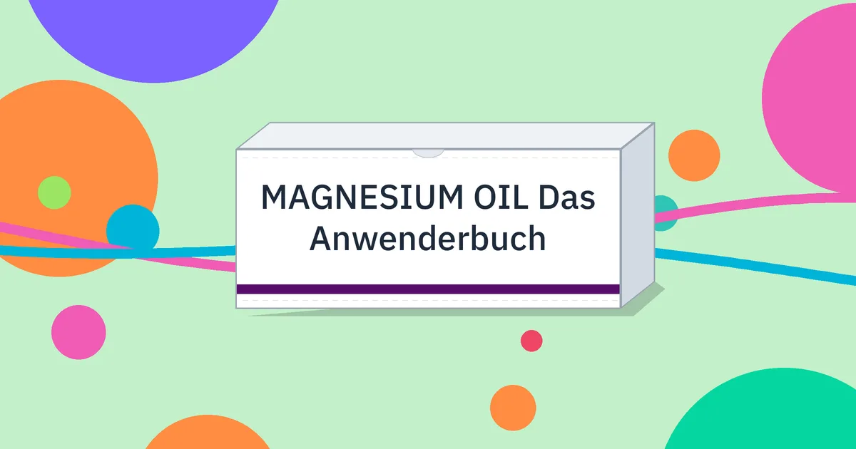 Symbolbild: Packung mit der Aufschrift MAGNESIUM OIL Das Anwenderbuch (PZN 15435689) – Verfügbarkeit und Bezug in Apotheken in Frankfurt am Main