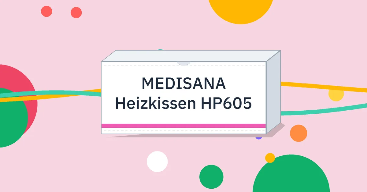 Symbolbild: Packung mit der Aufschrift MEDISANA Heizkissen HP605 (PZN 18502162) – Verfügbarkeit und Bezug in Apotheken in Frankfurt am Main