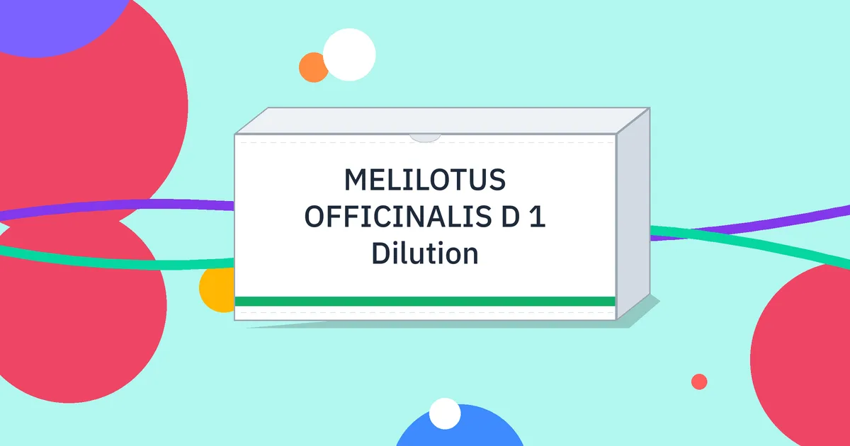 Symbolbild: Packung mit der Aufschrift MELILOTUS OFFICINALIS D 1 Dilution (PZN 02617897) – Verfügbarkeit und Bezug in Apotheken in Frankfurt am Main