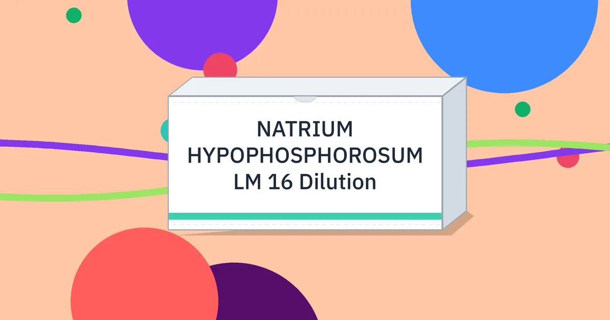 Symbolbild: Packung mit der Aufschrift NATRIUM HYPOPHOSPHOROSUM LM 16 Dilution (PZN 12963465) – Verfügbarkeit und Bezug in Apotheken in Frankfurt am Main