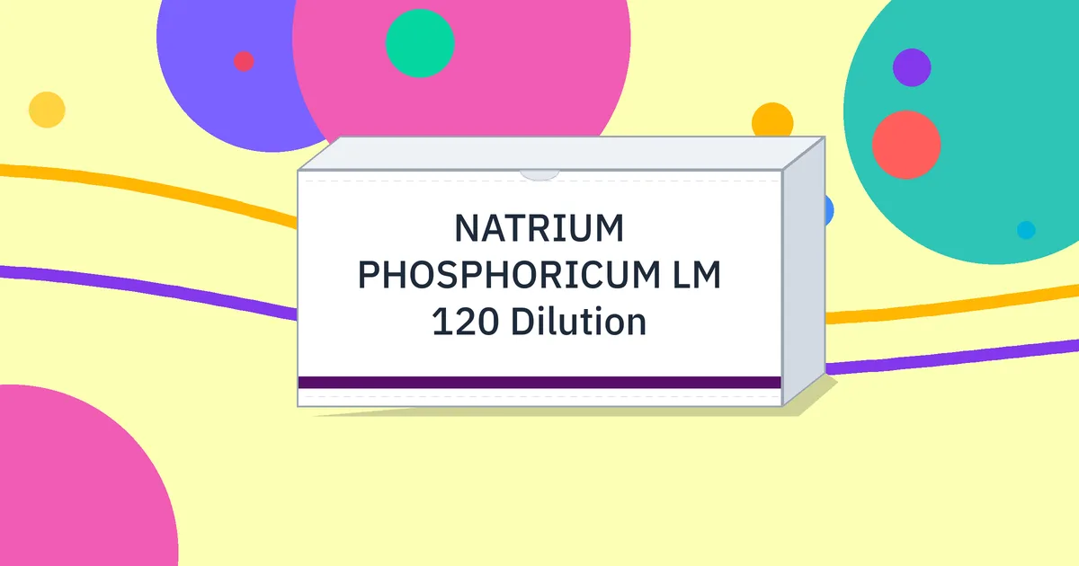 Symbolbild: Packung mit der Aufschrift NATRIUM PHOSPHORICUM LM 120 Dilution (PZN 12966357) – Verfügbarkeit und Bezug in Apotheken in Frankfurt am Main