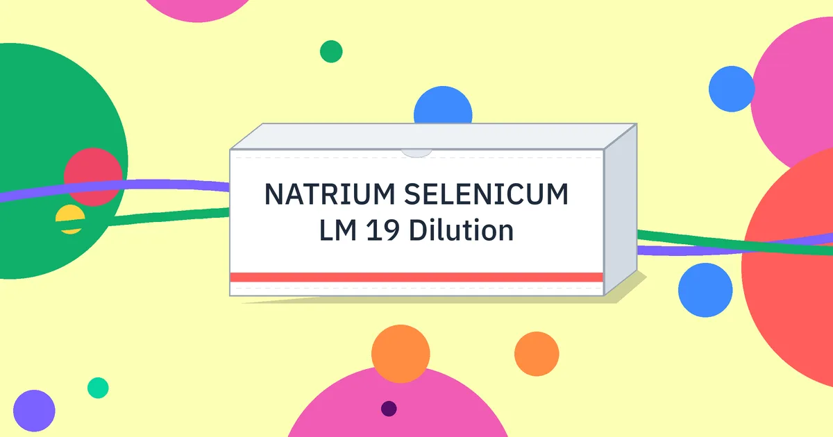 Symbolbild: Packung mit der Aufschrift NATRIUM SELENICUM LM 19 Dilution (PZN 13616866) – Verfügbarkeit und Bezug in Apotheken in Frankfurt am Main