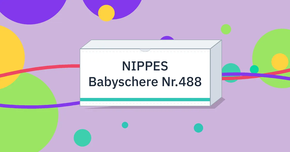 Symbolbild: Packung mit der Aufschrift NIPPES Babyschere Nr.488 (PZN 01653187) – Verfügbarkeit und Bezug in Apotheken in Frankfurt am Main