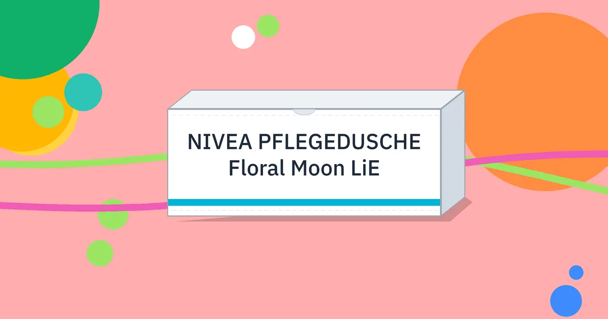 Symbolbild: Packung mit der Aufschrift NIVEA PFLEGEDUSCHE Floral Moon LiE (PZN 20700107) – Verfügbarkeit und Bezug in Apotheken in Frankfurt am Main