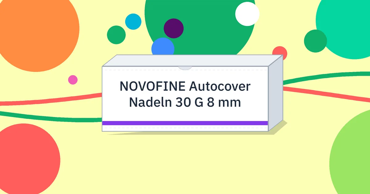 Symbolbild: Packung mit der Aufschrift NOVOFINE Autocover Nadeln 30 G 8 mm (PZN 16150279) – Verfügbarkeit und Bezug in Apotheken in Frankfurt am Main