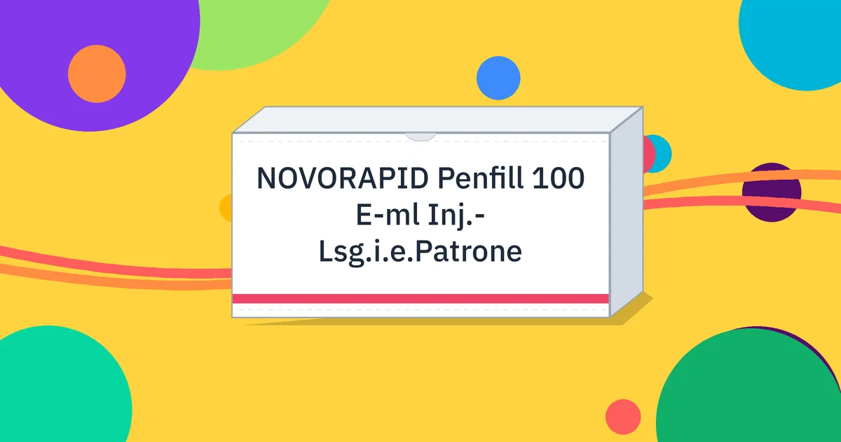 Symbolbild: Packung mit der Aufschrift NOVORAPID Penfill 100 E-ml Inj.-Lsg.i.e.Patrone (PZN 02759491) – Verfügbarkeit und Bezug in Apotheken in Frankfurt am Main