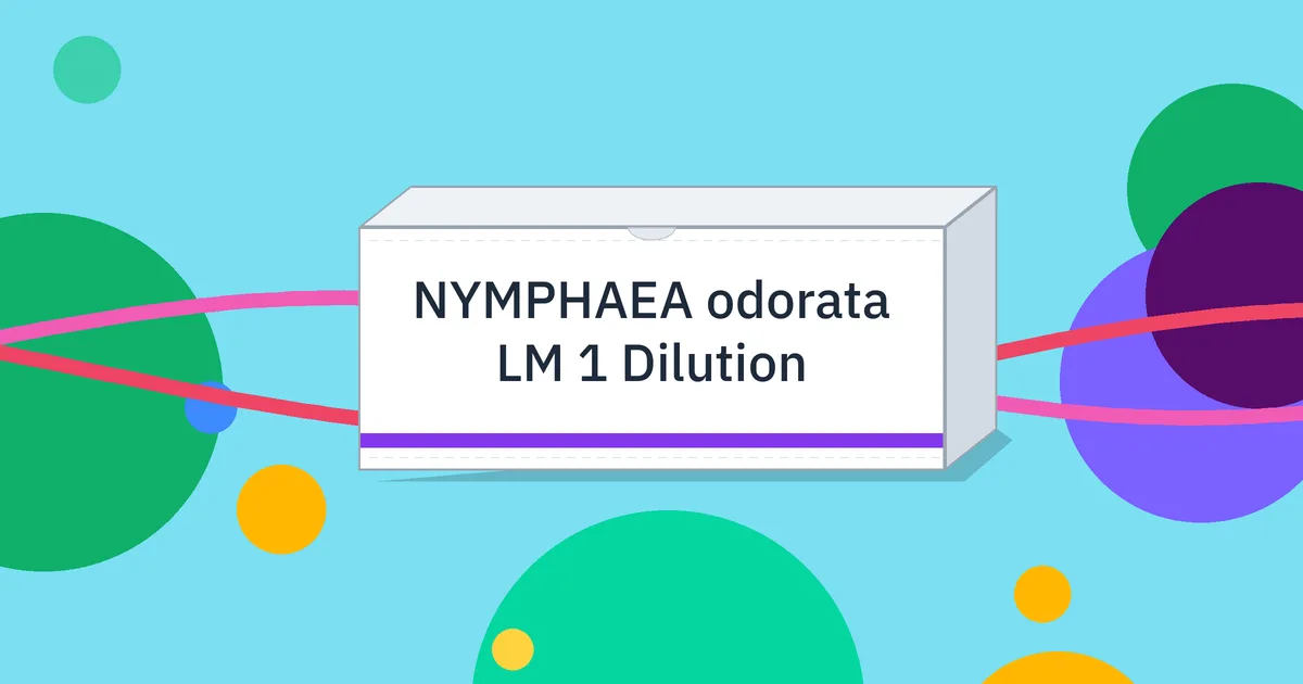 Symbolbild: Packung mit der Aufschrift NYMPHAEA odorata LM 1 Dilution (PZN 13621293) – Verfügbarkeit und Bezug in Apotheken in Frankfurt am Main