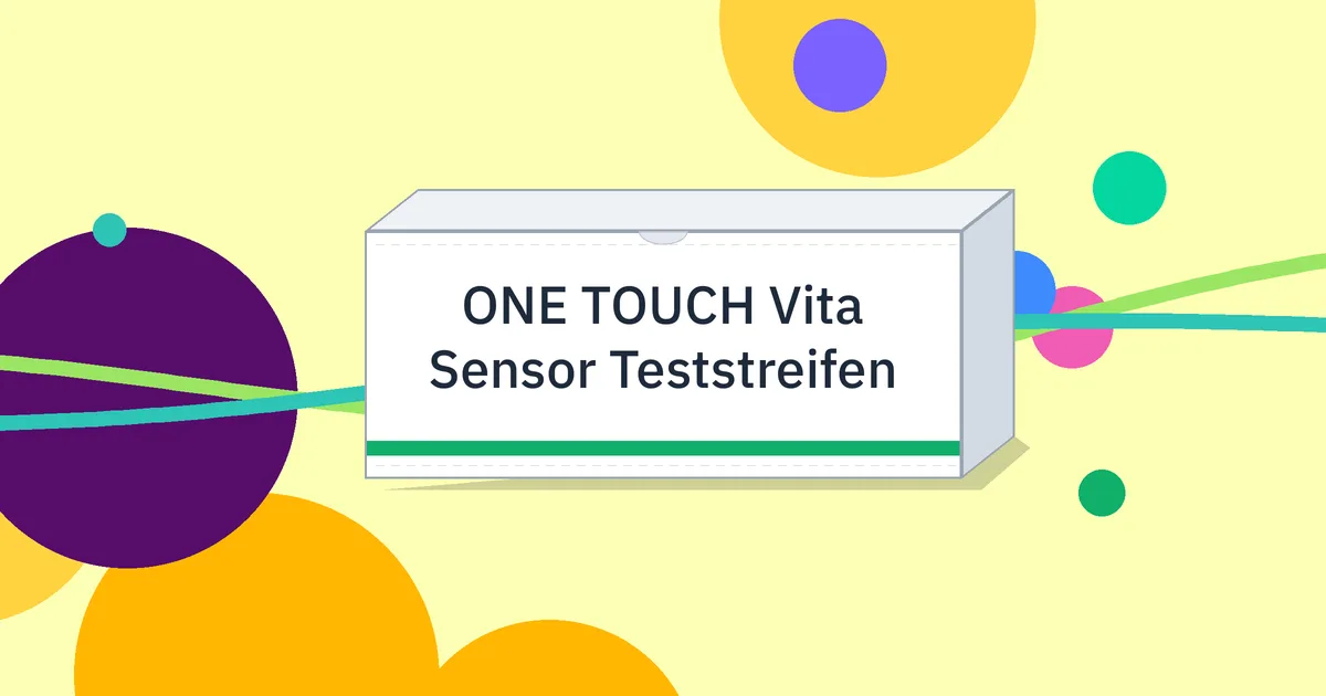 Symbolbild: Packung mit der Aufschrift ONE TOUCH Vita Sensor Teststreifen (PZN 13651331) – Verfügbarkeit und Bezug in Apotheken in Frankfurt am Main