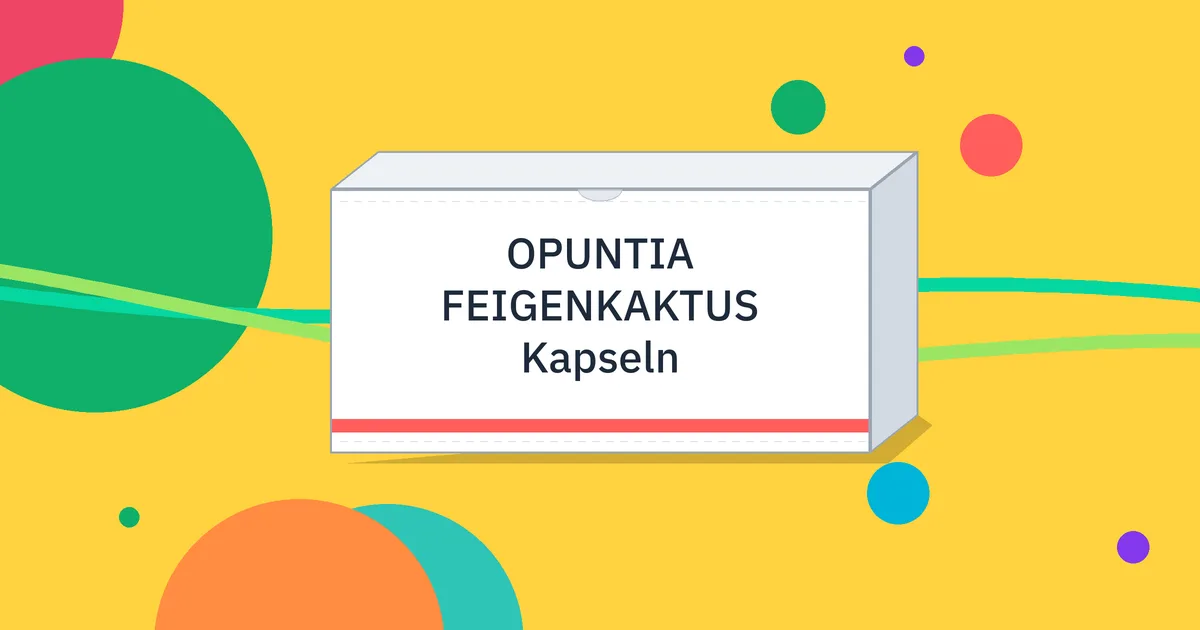 Symbolbild: Packung mit der Aufschrift OPUNTIA FEIGENKAKTUS Kapseln (PZN 01532325) – Verfügbarkeit und Bezug in Apotheken in Frankfurt am Main
