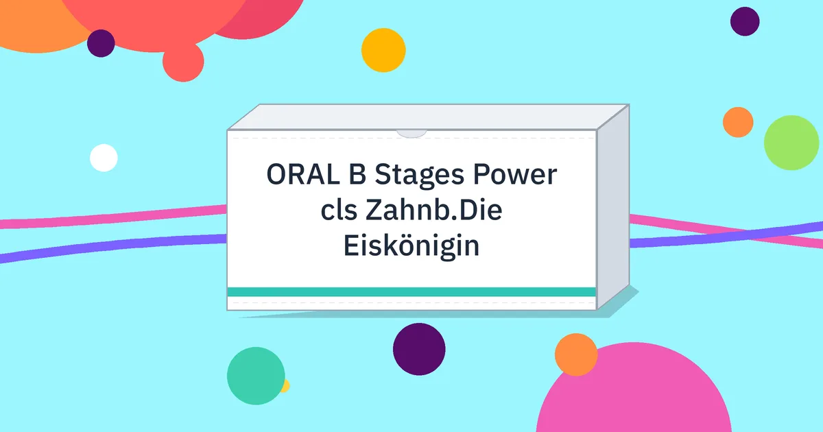Symbolbild: Packung mit der Aufschrift ORAL B Stages Power cls Zahnb.Die Eiskönigin (PZN 14289180) – Verfügbarkeit und Bezug in Apotheken in Frankfurt am Main