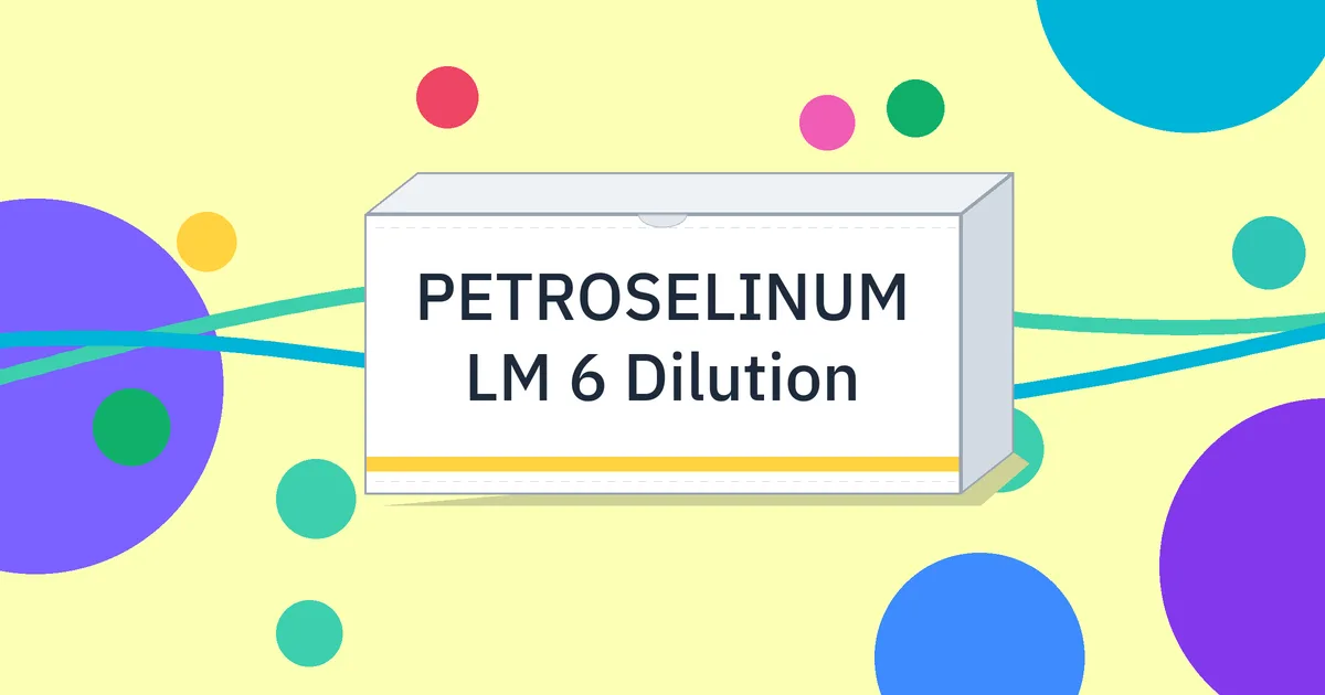 Symbolbild: Packung mit der Aufschrift PETROSELINUM LM 6 Dilution (PZN 13635958) – Verfügbarkeit und Bezug in Apotheken in Frankfurt am Main