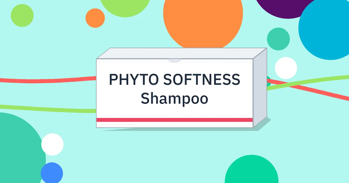 Symbolbild: Packung mit der Aufschrift PHYTO SOFTNESS Shampoo (PZN 18603779) – Verfügbarkeit und Bezug in Apotheken in Frankfurt am Main