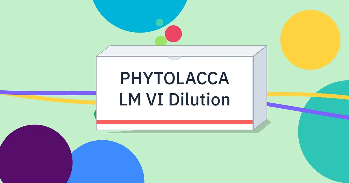 Symbolbild: Packung mit der Aufschrift PHYTOLACCA LM VI Dilution (PZN 04497865) – Verfügbarkeit und Bezug in Apotheken in Frankfurt am Main