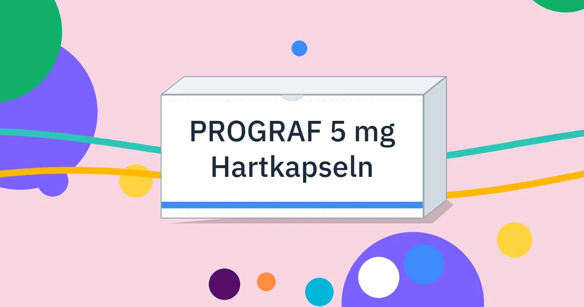 Symbolbild: Packung mit der Aufschrift PROGRAF 5 mg Hartkapseln (PZN 02835281) – Verfügbarkeit und Bezug in Apotheken in Frankfurt am Main