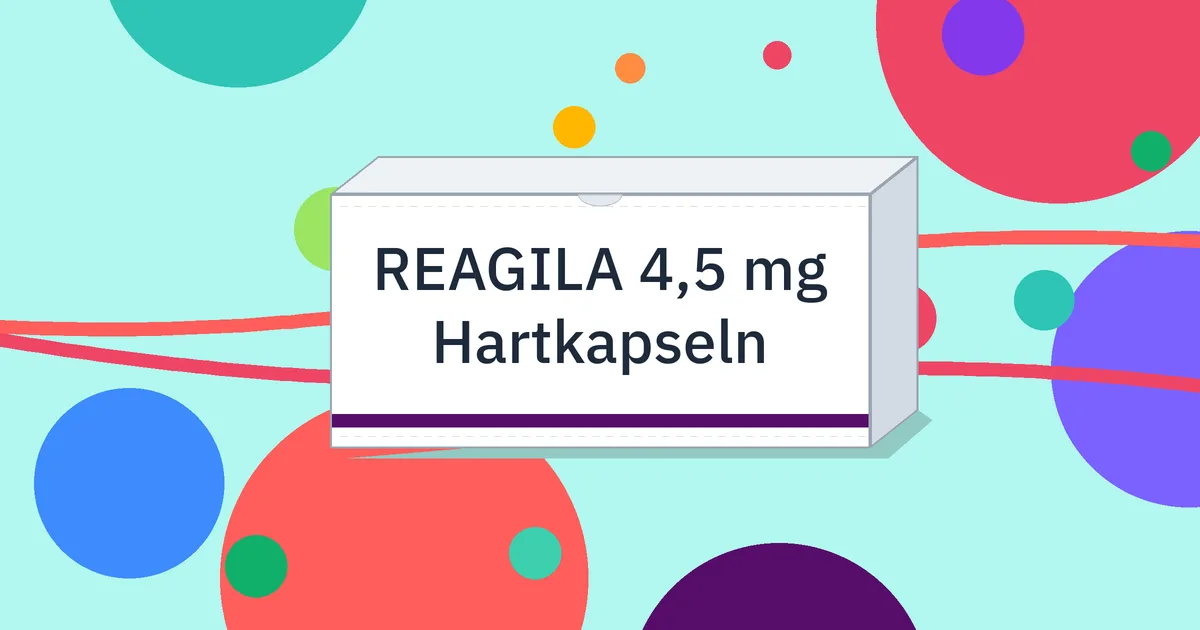 Symbolbild: Packung mit der Aufschrift REAGILA 4,5 mg Hartkapseln (PZN 20002024) – Verfügbarkeit und Bezug in Apotheken in Frankfurt am Main