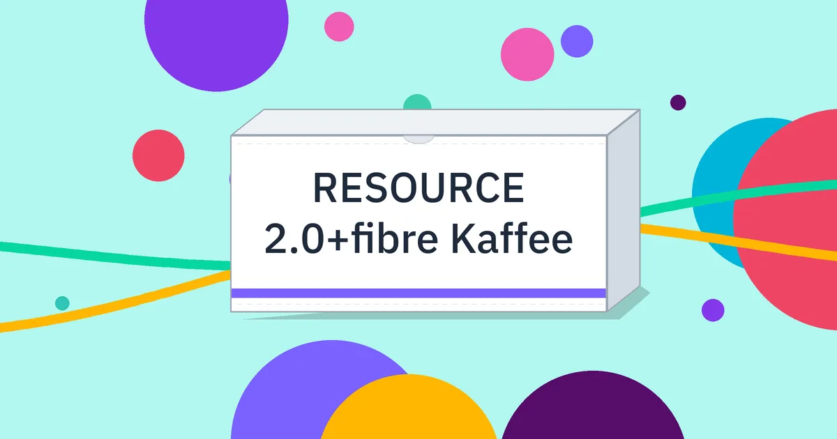 Symbolbild: Packung mit der Aufschrift RESOURCE 2.0+fibre Kaffee (PZN 01104055) – Verfügbarkeit und Bezug in Apotheken in Frankfurt am Main