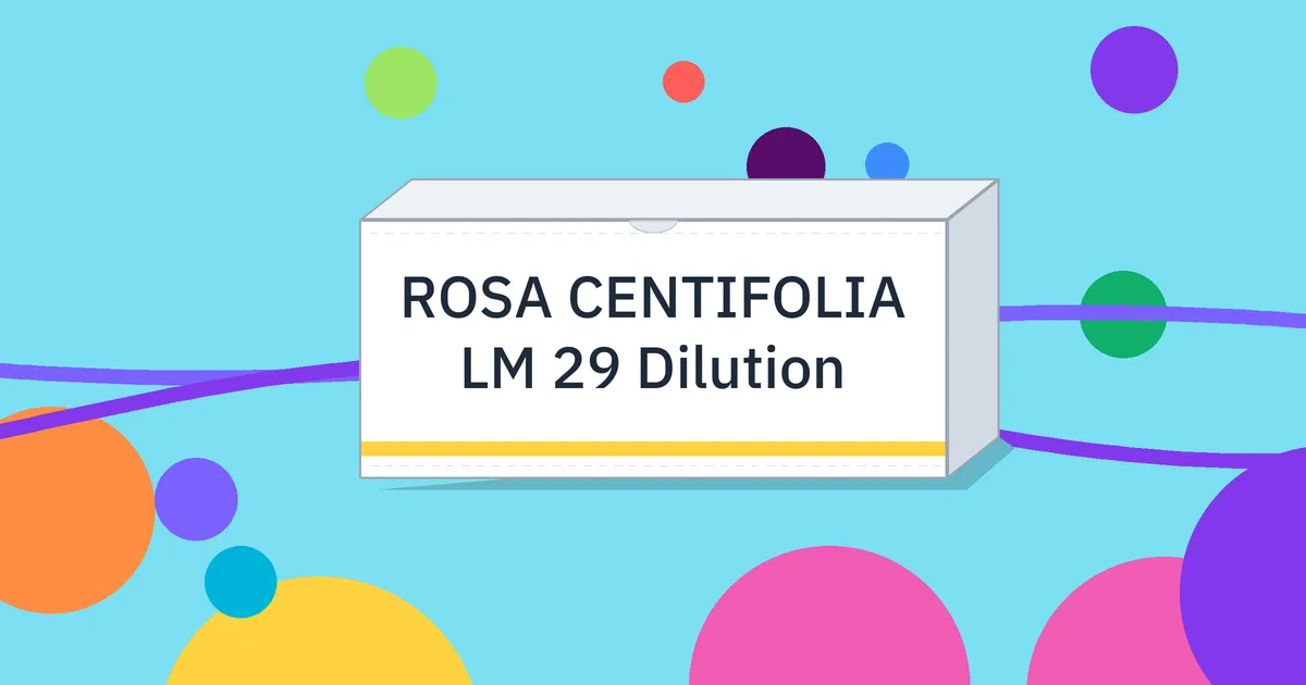 Symbolbild: Packung mit der Aufschrift ROSA CENTIFOLIA LM 29 Dilution (PZN 13056019) – Verfügbarkeit und Bezug in Apotheken in Frankfurt am Main