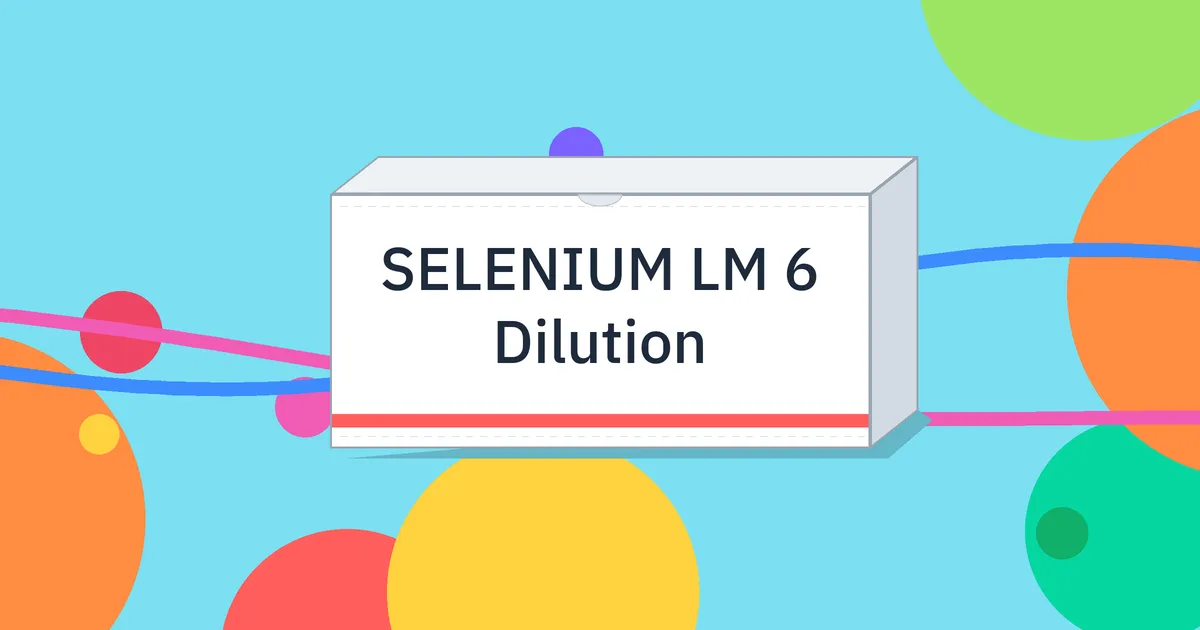 Symbolbild: Packung mit der Aufschrift SELENIUM LM 6 Dilution (PZN 02603719) – Verfügbarkeit und Bezug in Apotheken in Frankfurt am Main
