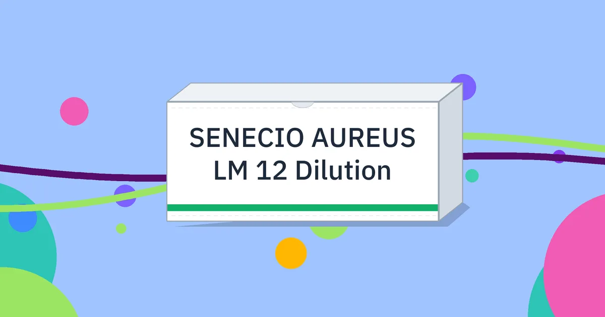 Symbolbild: Packung mit der Aufschrift SENECIO AUREUS LM 12 Dilution (PZN 13186667) – Verfügbarkeit und Bezug in Apotheken in Frankfurt am Main