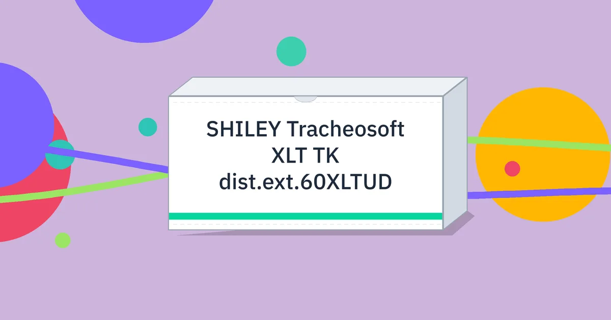 Symbolbild: Packung mit der Aufschrift SHILEY Tracheosoft XLT TK dist.ext.60XLTUD (PZN 04110033) – Verfügbarkeit und Bezug in Apotheken in Frankfurt am Main