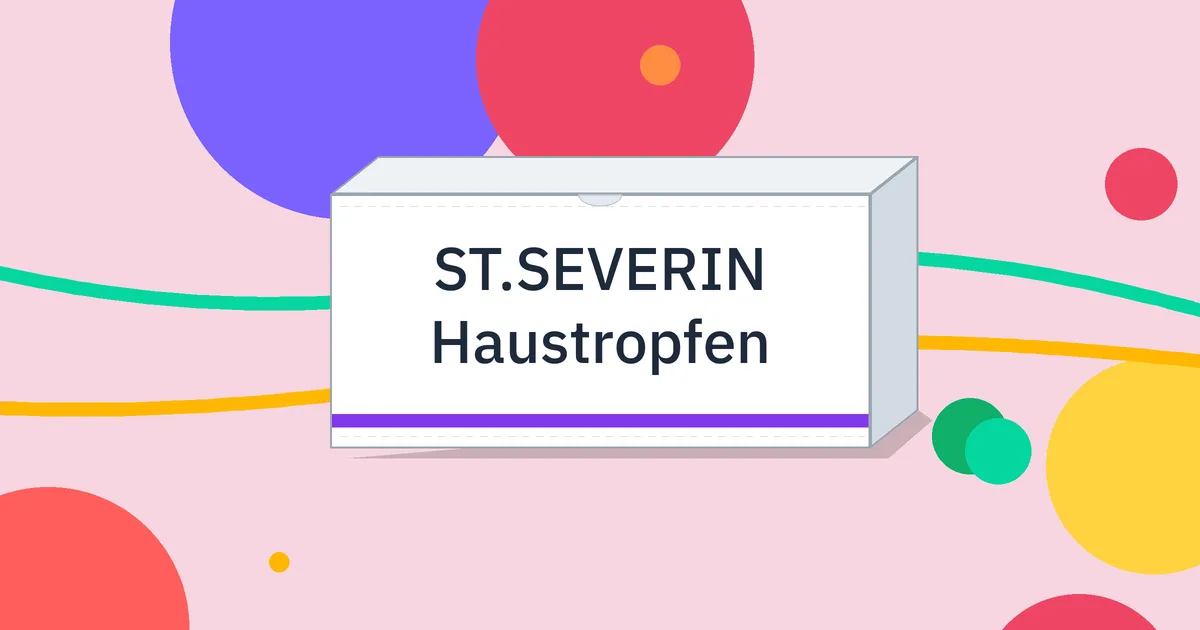 Symbolbild: Packung mit der Aufschrift ST.SEVERIN Haustropfen (PZN 10257970) – Verfügbarkeit und Bezug in Apotheken in Frankfurt am Main