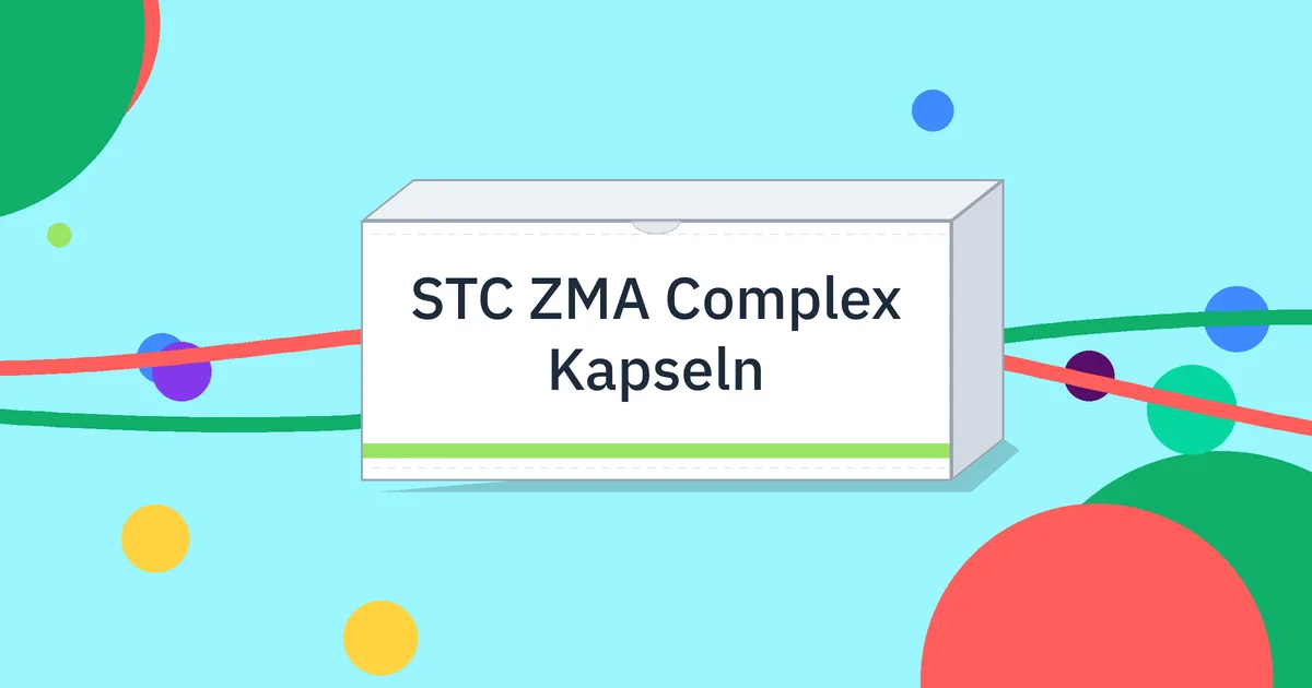 Symbolbild: Packung mit der Aufschrift STC ZMA Complex Kapseln (PZN 15392164) – Verfügbarkeit und Bezug in Apotheken in Frankfurt am Main