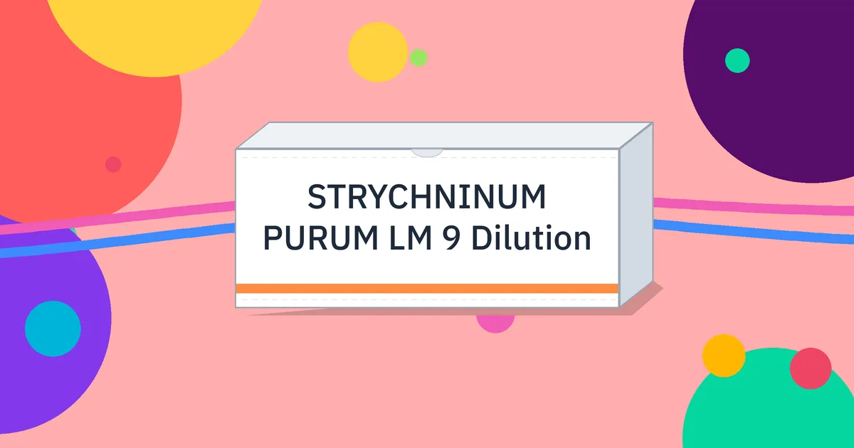 Symbolbild: Packung mit der Aufschrift STRYCHNINUM PURUM LM 9 Dilution (PZN 13207607) – Verfügbarkeit und Bezug in Apotheken in Frankfurt am Main