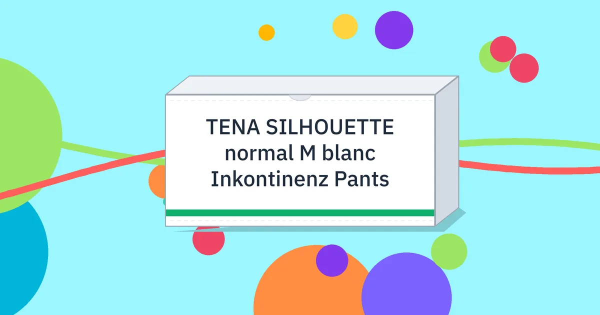 Symbolbild: Packung mit der Aufschrift TENA SILHOUETTE normal M blanc Inkontinenz Pants (PZN 15236429) – Verfügbarkeit und Bezug in Apotheken in Frankfurt am Main