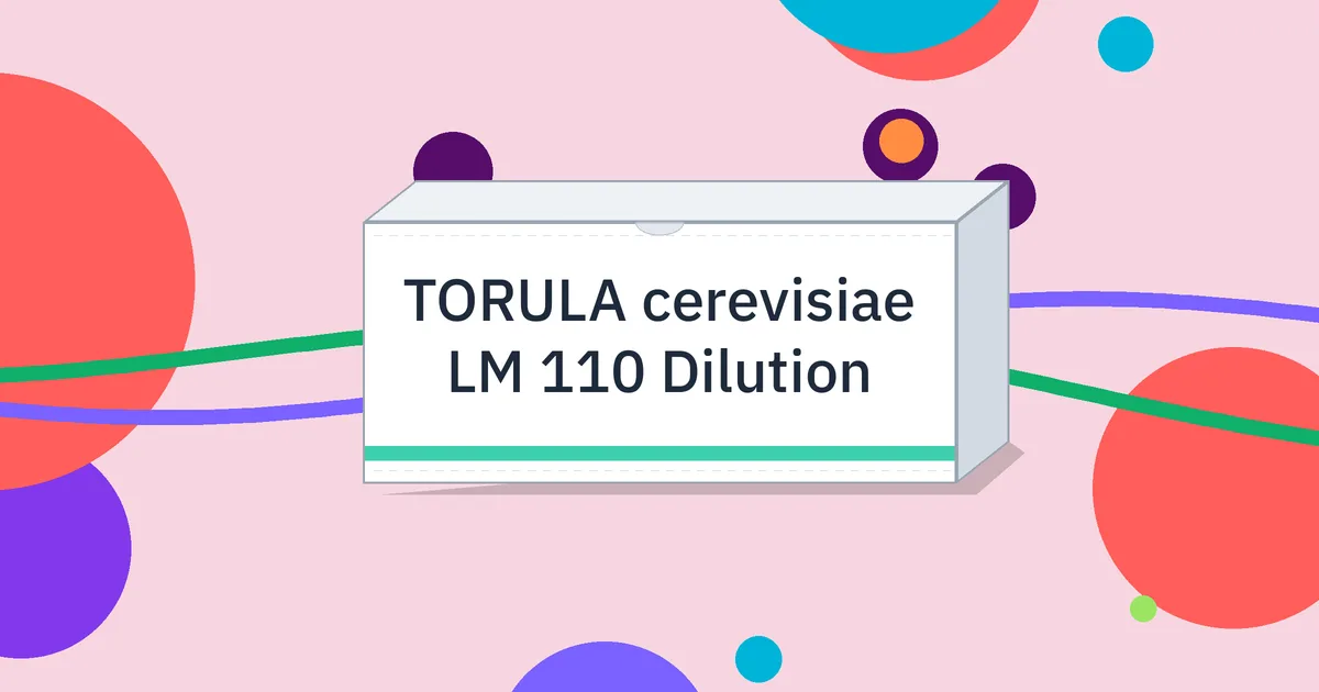 Symbolbild: Packung mit der Aufschrift TORULA cerevisiae LM 110 Dilution (PZN 13226036) – Verfügbarkeit und Bezug in Apotheken in Frankfurt am Main