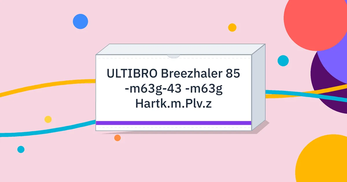 Symbolbild: Packung mit der Aufschrift ULTIBRO Breezhaler 85 -m63g-43 -m63g Hartk.m.Plv.z (PZN 11580408) – Verfügbarkeit und Bezug in Apotheken in Frankfurt am Main