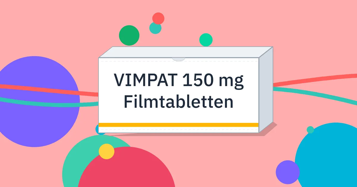 Symbolbild: Packung mit der Aufschrift VIMPAT 150 mg Filmtabletten (PZN 19101241) – Verfügbarkeit und Bezug in Apotheken in Frankfurt am Main