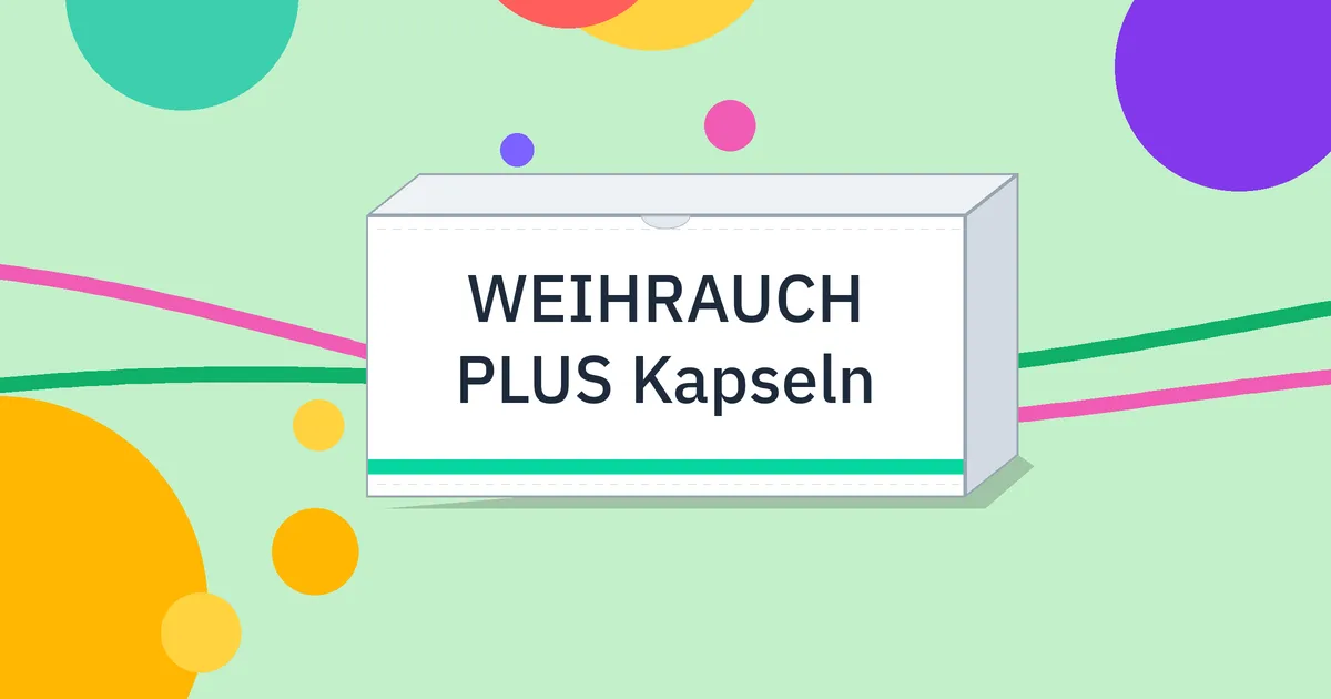 Symbolbild: Packung mit der Aufschrift WEIHRAUCH PLUS Kapseln (PZN 11526811) – Verfügbarkeit und Bezug in Apotheken in Frankfurt am Main