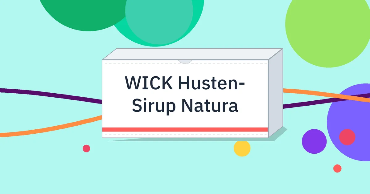 Symbolbild: Packung mit der Aufschrift WICK Husten-Sirup Natura (PZN 19236805) – Verfügbarkeit und Bezug in Apotheken in Frankfurt am Main