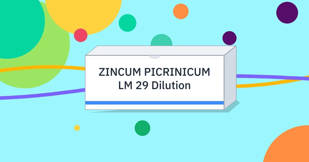 Symbolbild: Packung mit der Aufschrift ZINCUM PICRINICUM LM 29 Dilution (PZN 13298691) – Verfügbarkeit und Bezug in Apotheken in Frankfurt am Main