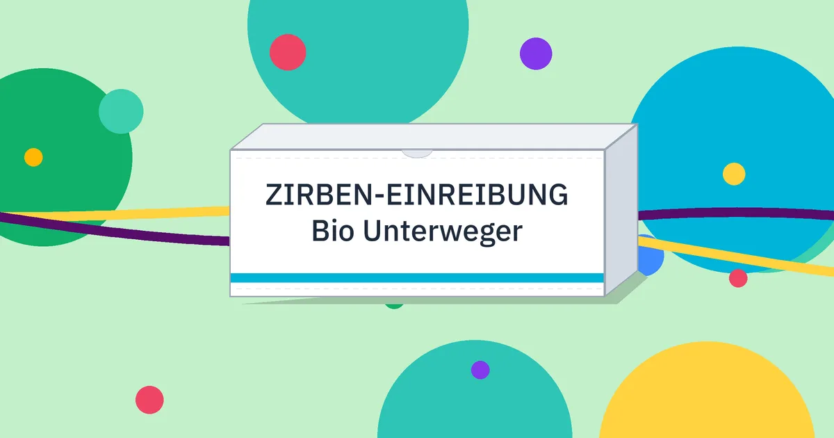 Symbolbild: Packung mit der Aufschrift ZIRBEN-EINREIBUNG Bio Unterweger (PZN 12437759) – Verfügbarkeit und Bezug in Apotheken in Frankfurt am Main