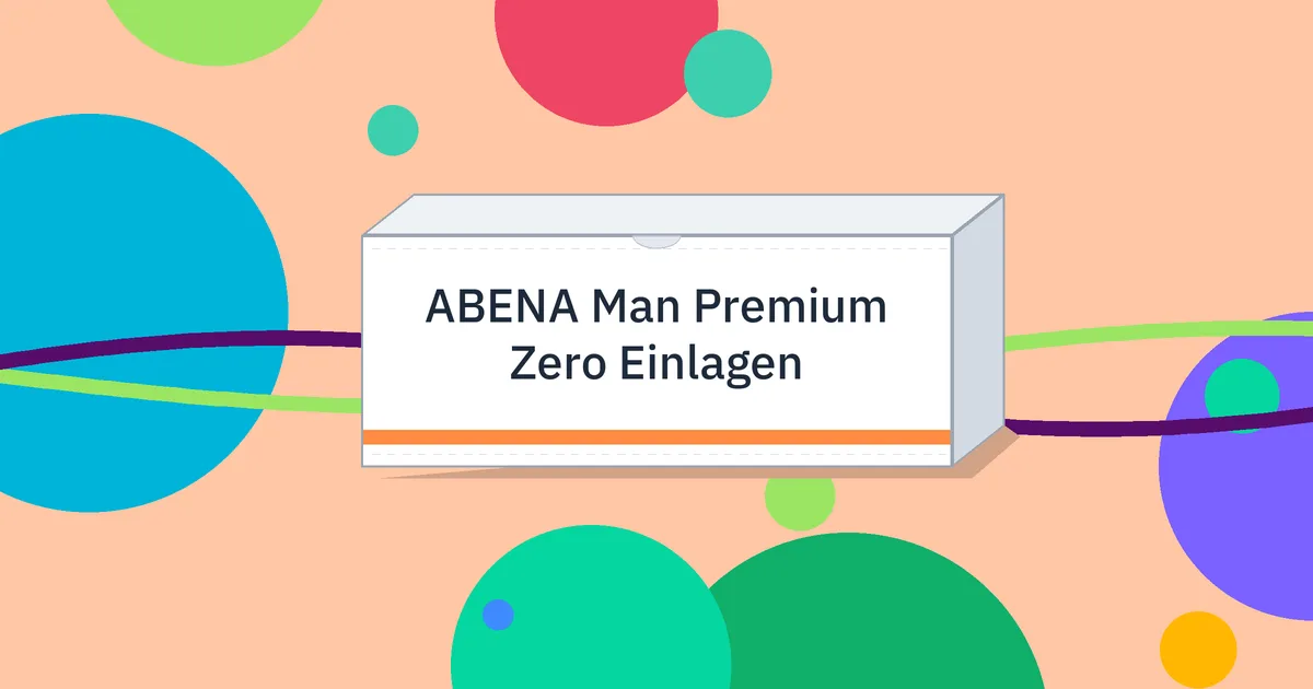 Symbolbild: Packung mit der Aufschrift ABENA Man Premium Zero Einlagen (PZN 17511348) – Verfügbarkeit und Bezug in Apotheken in Frankfurt am Main