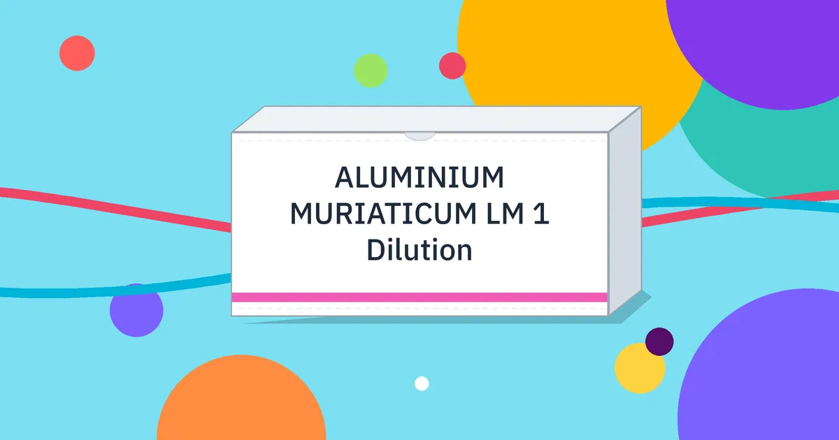 Symbolbild: Packung mit der Aufschrift ALUMINIUM MURIATICUM LM 1 Dilution (PZN 13316578) – Verfügbarkeit und Bezug in Apotheken in Frankfurt am Main