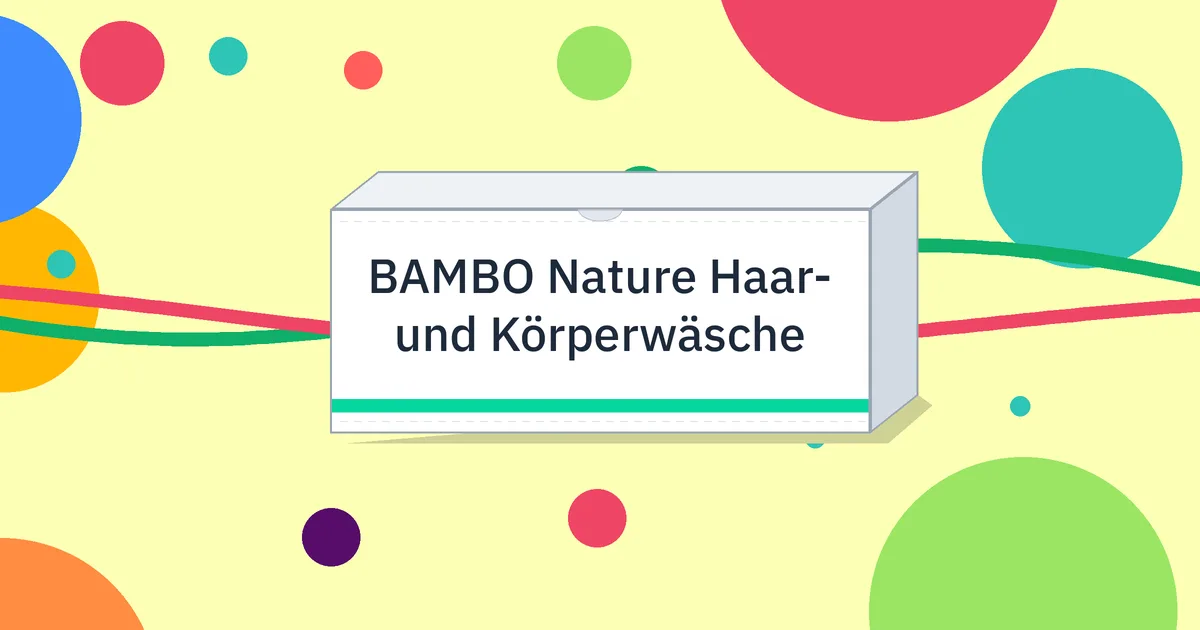 Symbolbild: Packung mit der Aufschrift BAMBO Nature Haar- und Körperwäsche (PZN 07641009) – Verfügbarkeit und Bezug in Apotheken in Frankfurt am Main