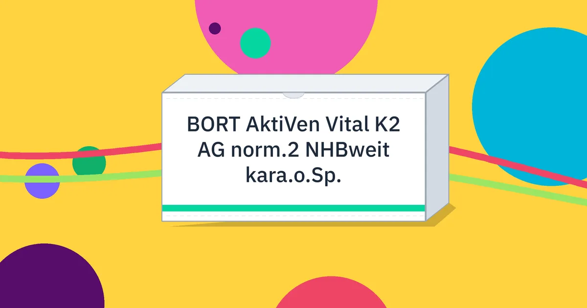 Symbolbild: Packung mit der Aufschrift BORT AktiVen Vital K2 AG norm.2 NHBweit kara.o.Sp. (PZN 12384135) – Verfügbarkeit und Bezug in Apotheken in Frankfurt am Main
