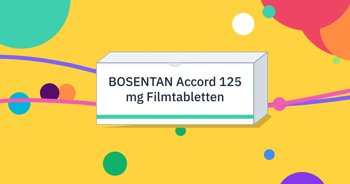 Symbolbild: Packung mit der Aufschrift BOSENTAN Accord 125 mg Filmtabletten (PZN 12602603) – Verfügbarkeit und Bezug in Apotheken in Frankfurt am Main