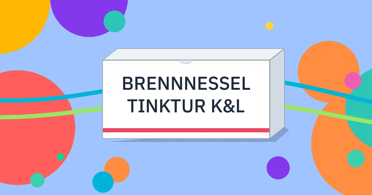 Symbolbild: Packung mit der Aufschrift BRENNNESSEL TINKTUR K&L (PZN 16607626) – Verfügbarkeit und Bezug in Apotheken in Frankfurt am Main