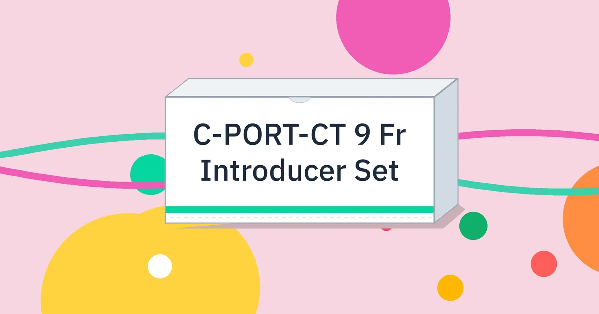 Symbolbild: Packung mit der Aufschrift C-PORT-CT 9 Fr Introducer Set (PZN 19231989) – Verfügbarkeit und Bezug in Apotheken in Frankfurt am Main