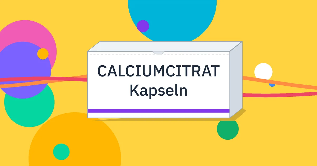 Symbolbild: Packung mit der Aufschrift CALCIUMCITRAT Kapseln (PZN 15740702) – Verfügbarkeit und Bezug in Apotheken in Frankfurt am Main