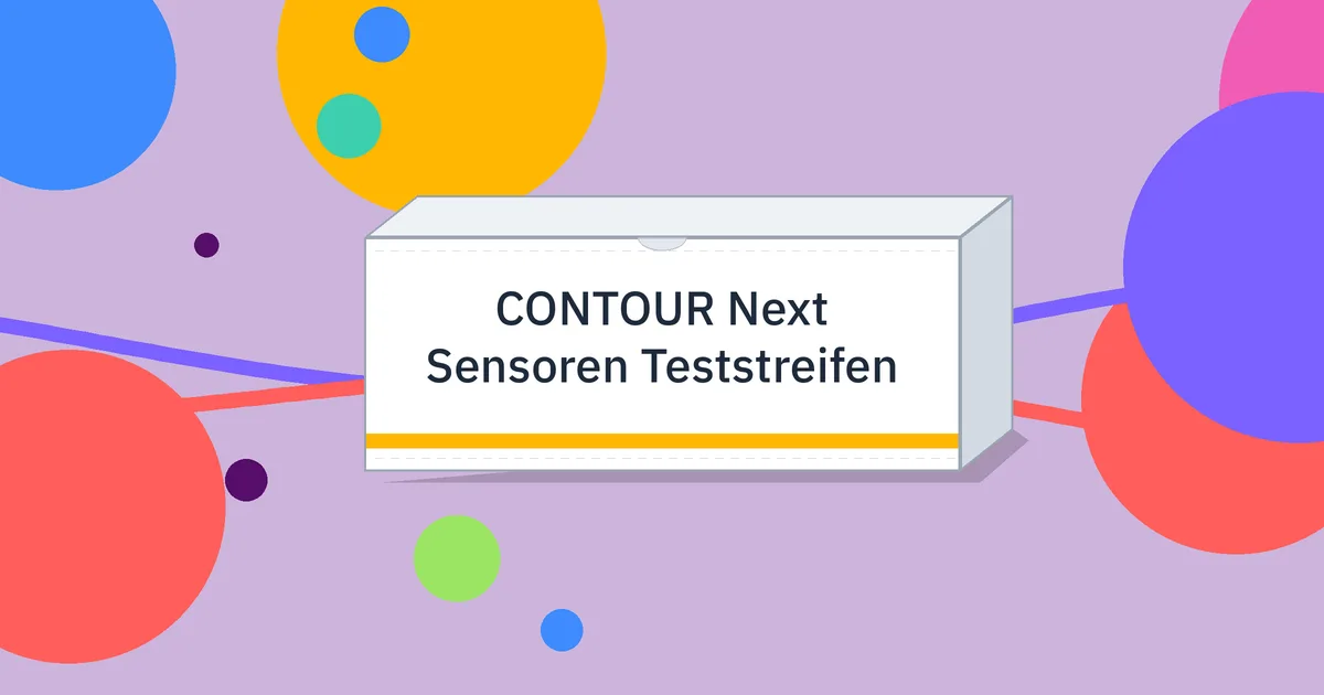Symbolbild: Packung mit der Aufschrift CONTOUR Next Sensoren Teststreifen (PZN 16829083) – Verfügbarkeit und Bezug in Apotheken in Frankfurt am Main
