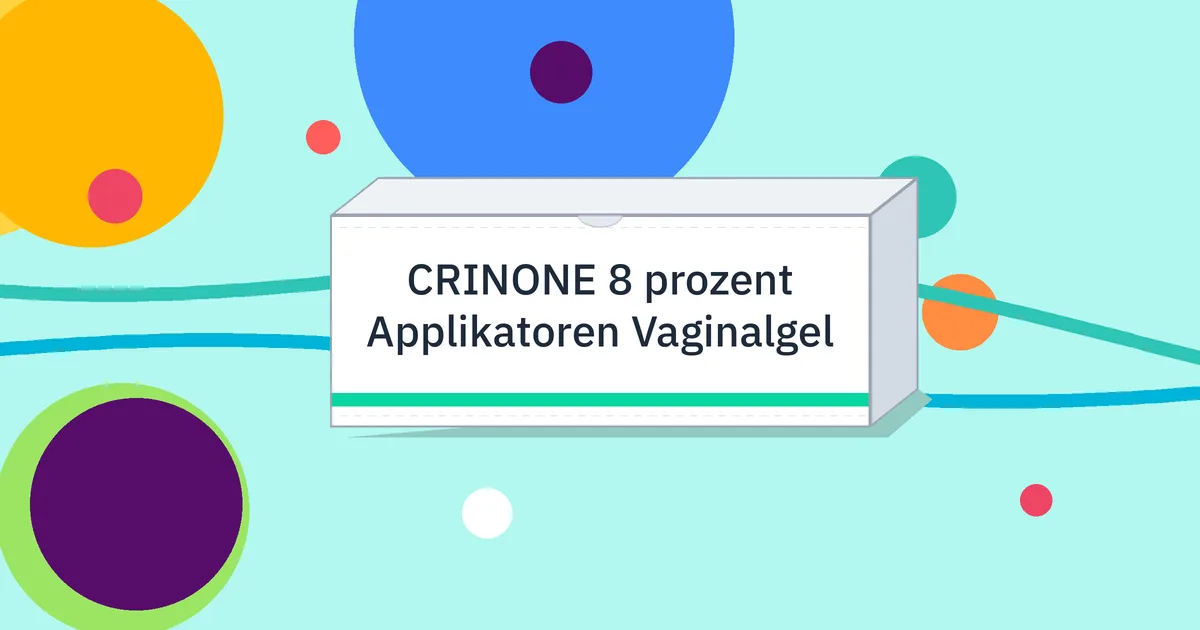 Symbolbild: Packung mit der Aufschrift CRINONE 8 prozent Applikatoren Vaginalgel (PZN 06557347) – Verfügbarkeit und Bezug in Apotheken in Frankfurt am Main