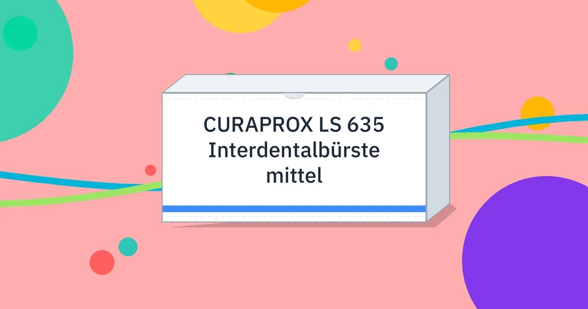 Symbolbild: Packung mit der Aufschrift CURAPROX LS 635 Interdentalbürste mittel (PZN 08671739) – Verfügbarkeit und Bezug in Apotheken in Frankfurt am Main