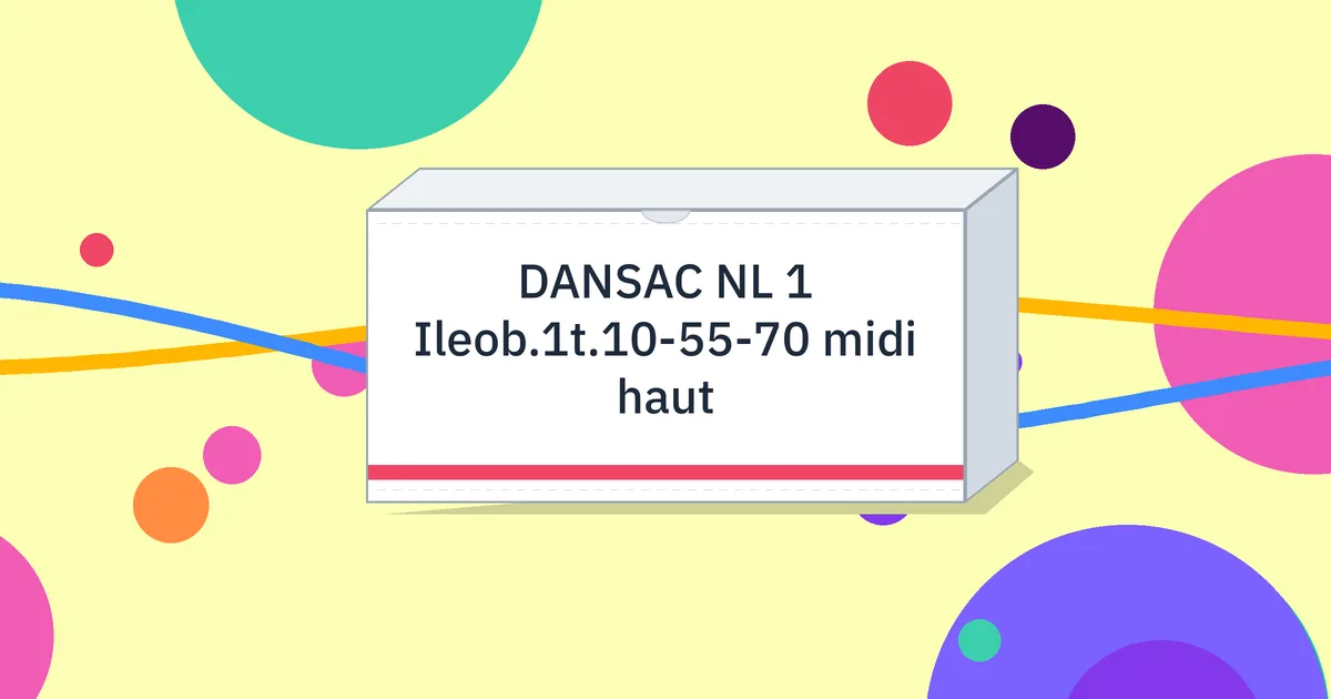 Symbolbild: Packung mit der Aufschrift DANSAC NL 1 Ileob.1t.10-55-70 midi haut (PZN 08843471) – Verfügbarkeit und Bezug in Apotheken in Frankfurt am Main