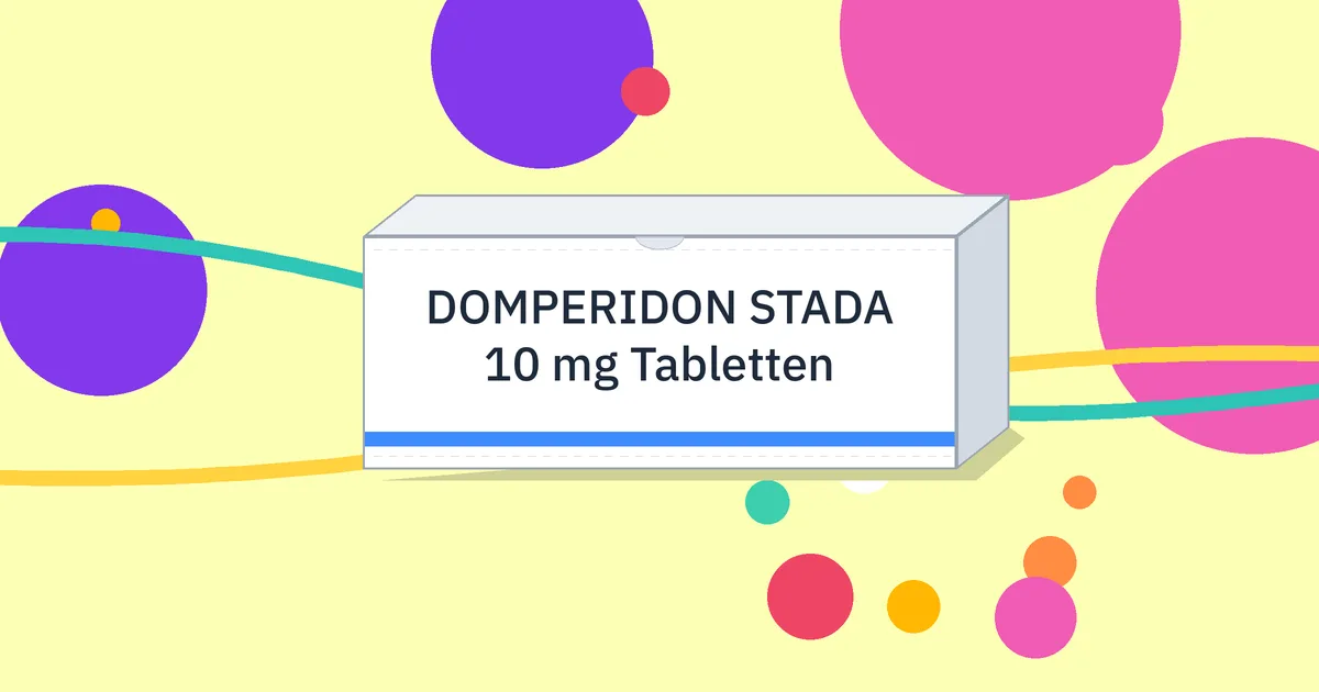 Symbolbild: Packung mit der Aufschrift DOMPERIDON STADA 10 mg Tabletten (PZN 02764256) – Verfügbarkeit und Bezug in Apotheken in Frankfurt am Main